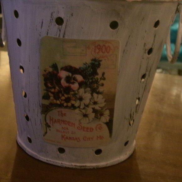None | Accents | Upcycled Tin Bucket | Poshmark